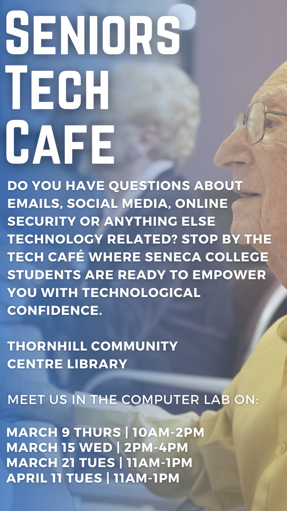 Seniors Tech Cafe – Thornhill Seniors Club